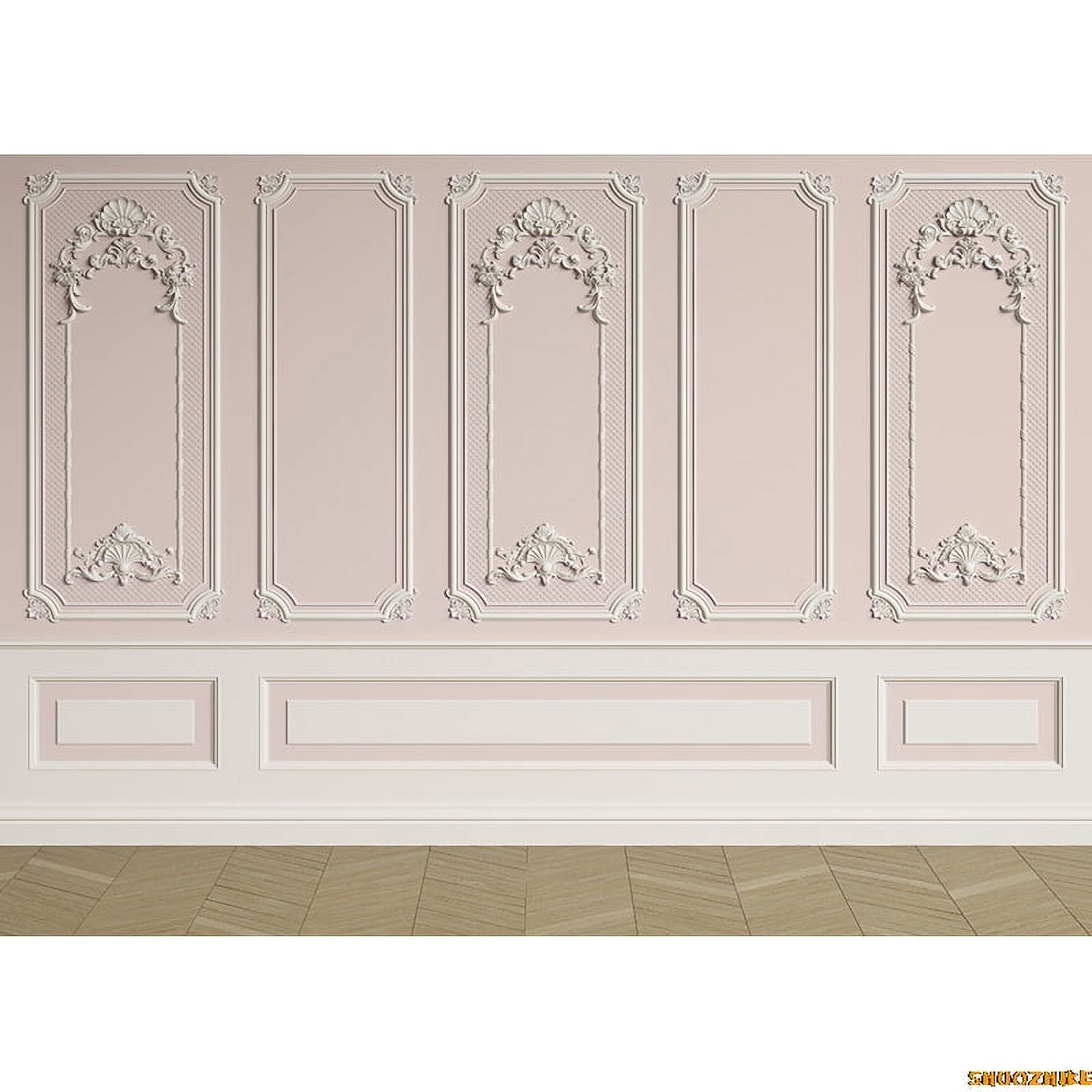 Classic Interior Wall With Mouldings Empty Room Photography Backdrops ...