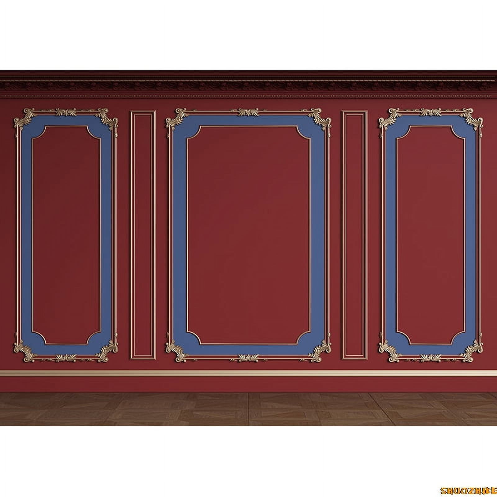 Classic Interior Wall With Mouldings Empty Room Photography Backdrops ...