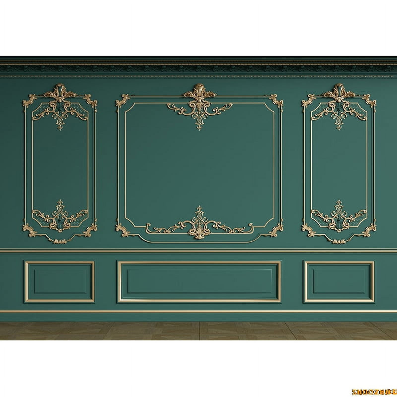 Classic Interior Wall With Mouldings Empty Room Photography Backdrops ...