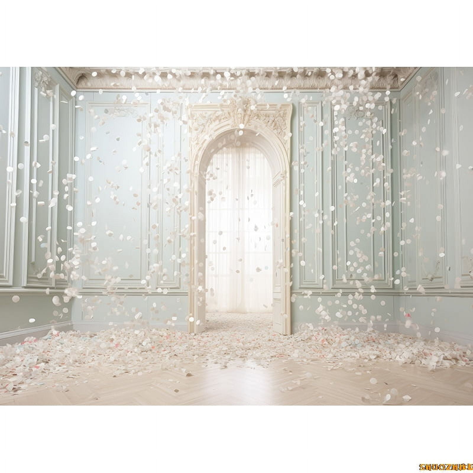 Classic Interior Wall With Mouldings Empty Room Photography Backdrops ...