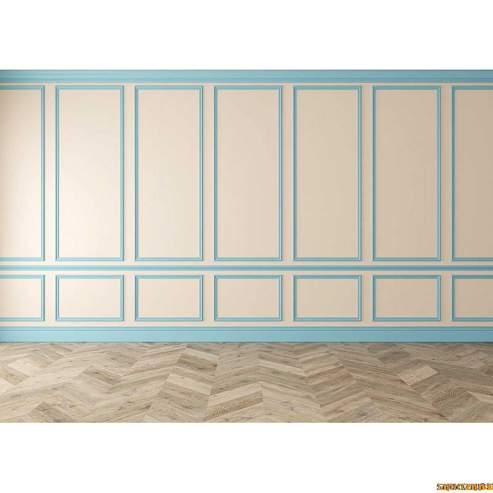 Classic Interior Wall With Mouldings Empty Room Photography Backdrops ...