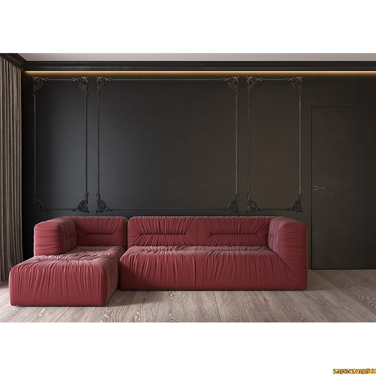 Classic Interior Wall With Mouldings Empty Room Photography Backdrops ...