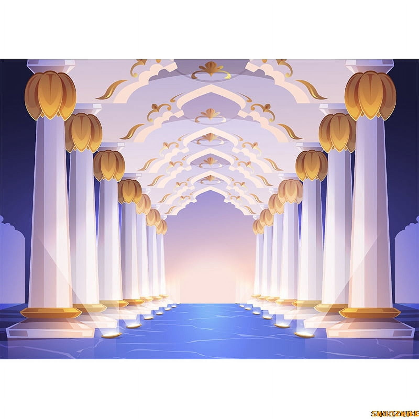 Classic Interior Wall With Mouldings Empty Room Photography Backdrops ...