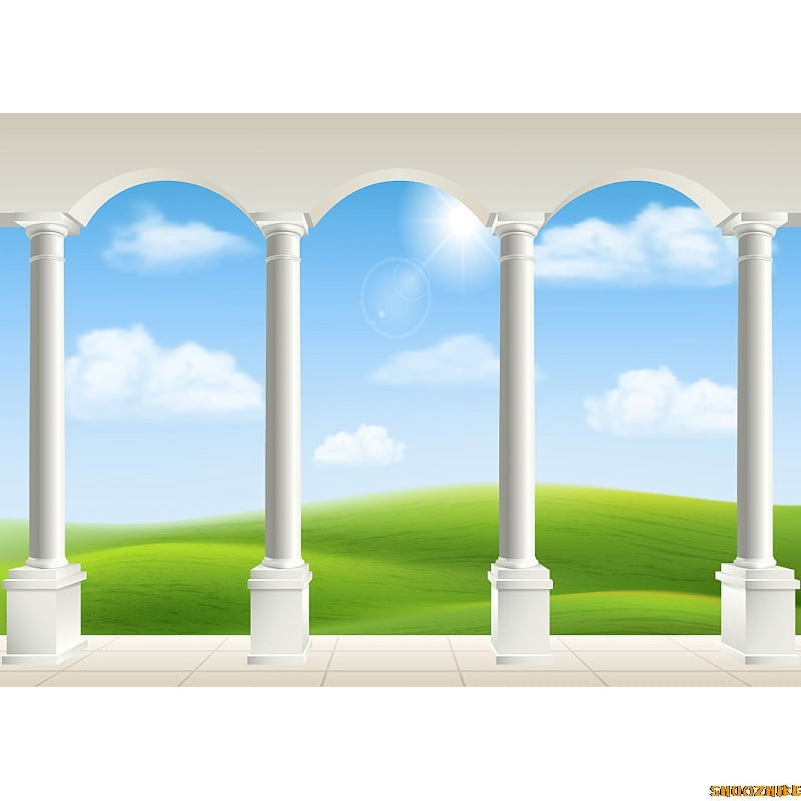 Classic Interior Wall With Mouldings Empty Room Photography Backdrops ...