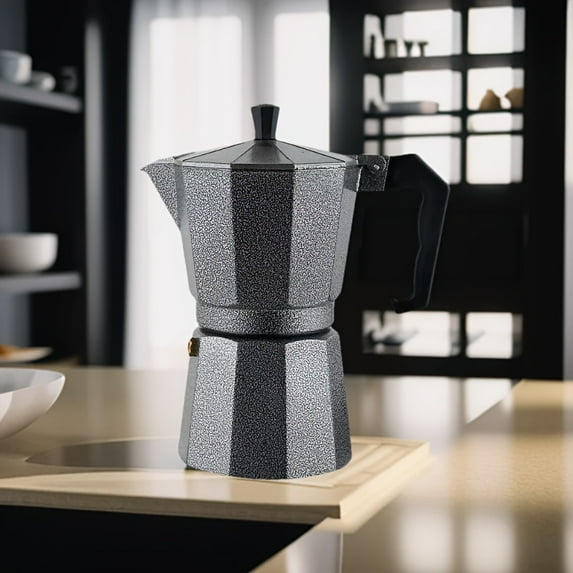 Classic Italian Aluminum Moka Pot 150ml/250ml - Manual Stovetop ...