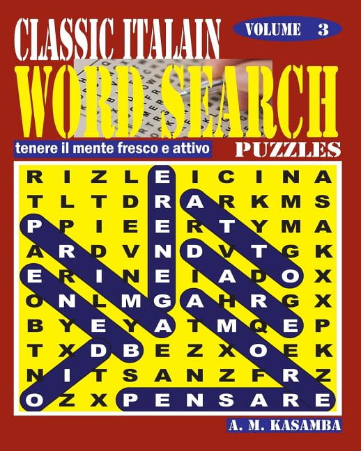 Classic Italian Word Search Puzzles. Vol. 3 - Walmart.com