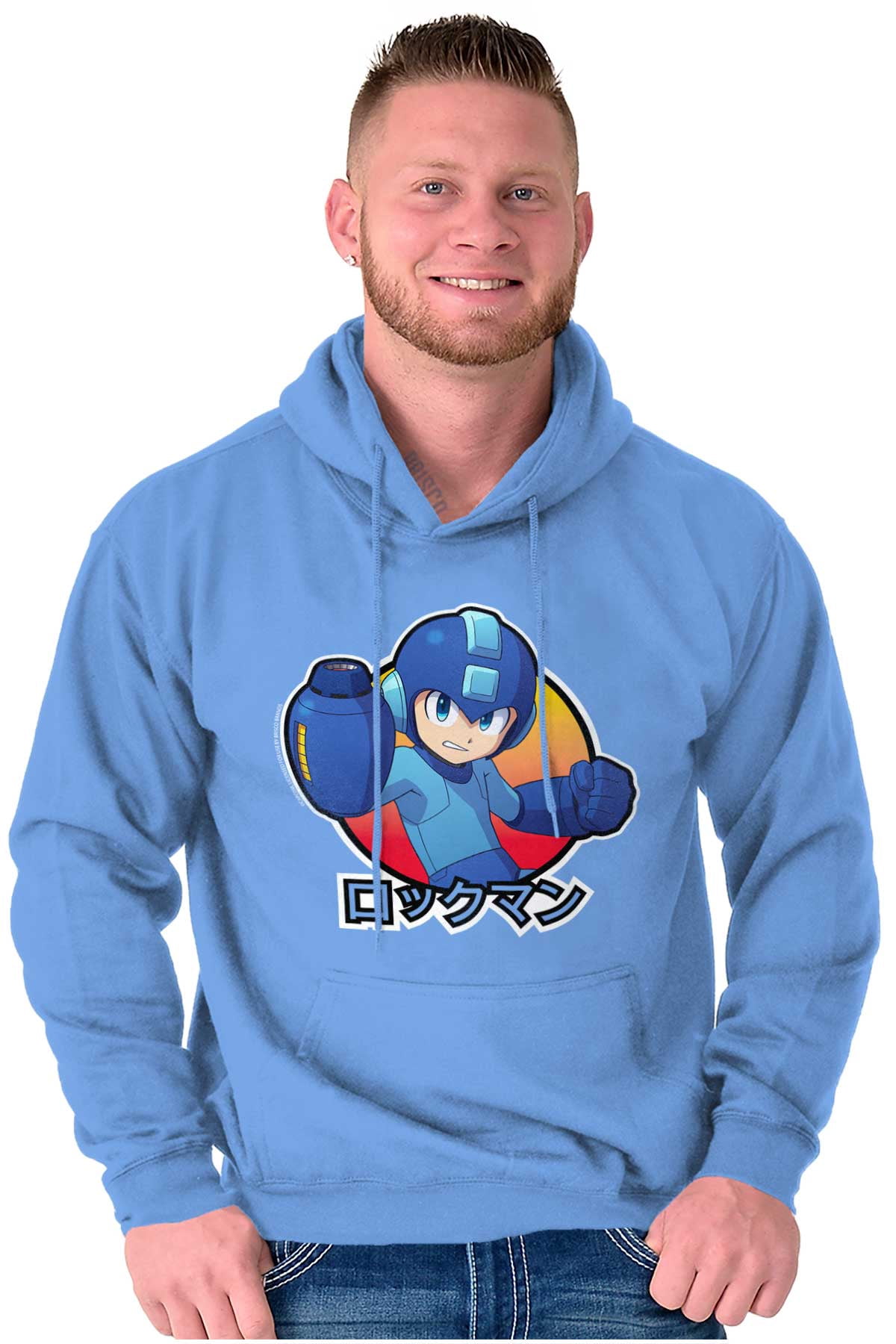 Classic Japanese Video Game Mega Man Hoodie Sweatshirt Women Men Brisco ...