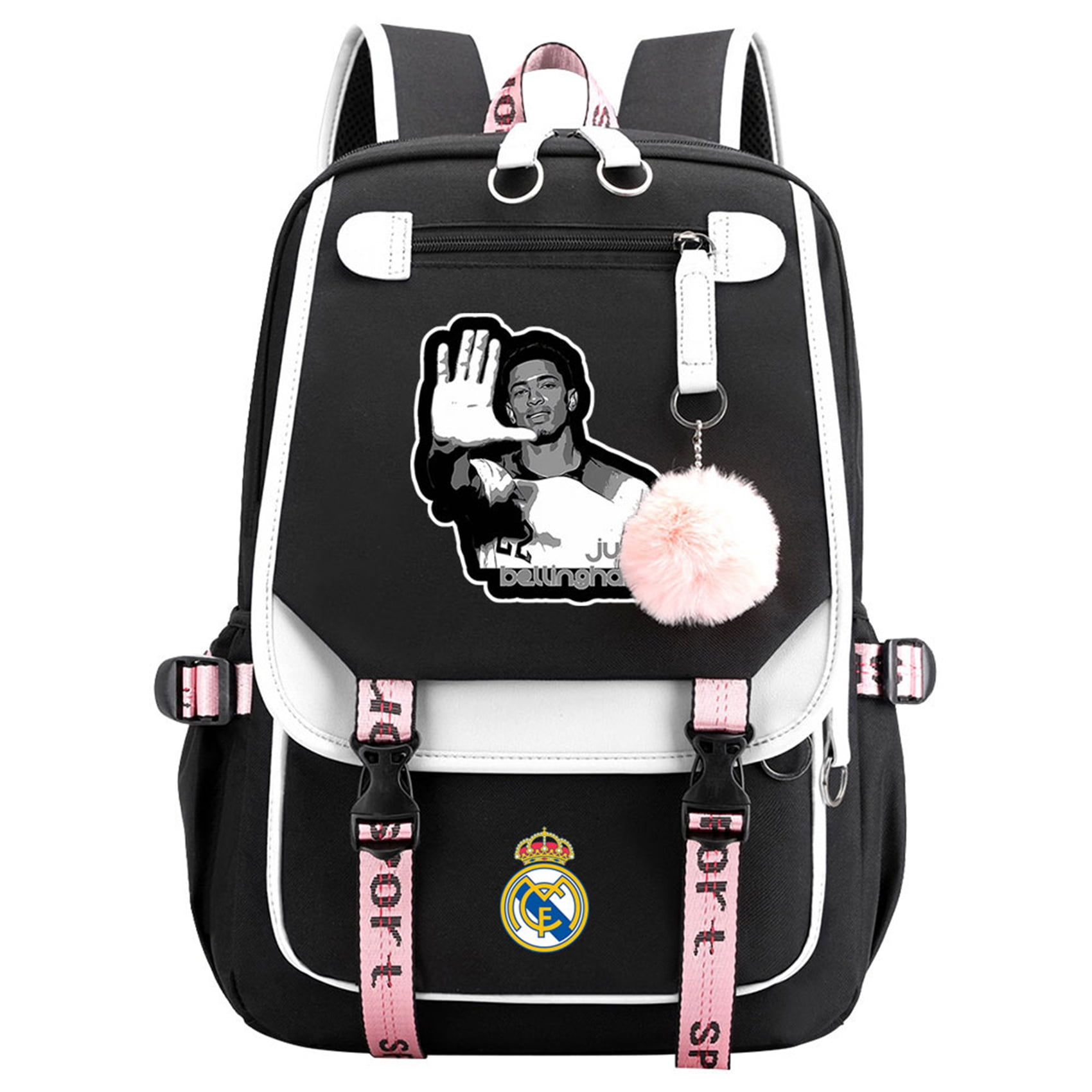 Classic Jude Bellingham Backpack with USB Charger Port Student Large ...