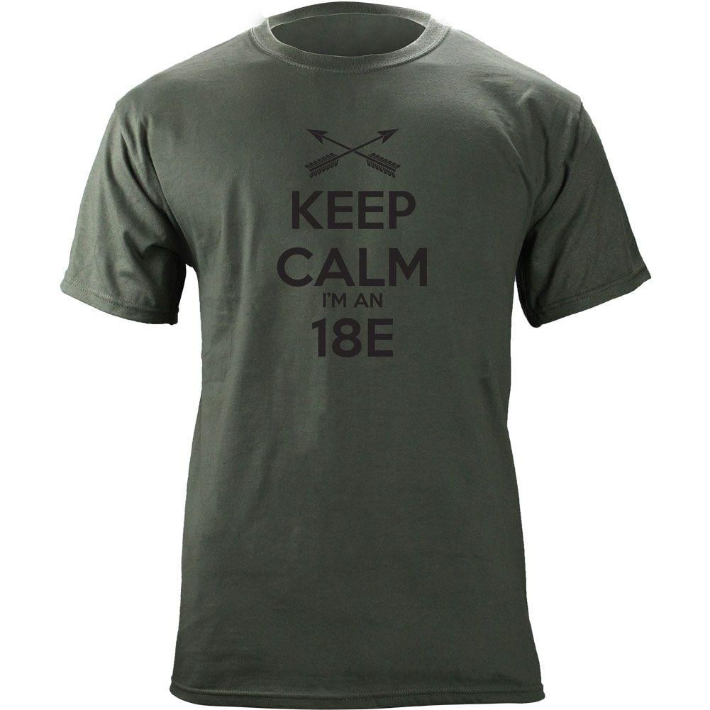Classic Keep Calm I'm an 18E Army MOS T-Shirt - Walmart.com