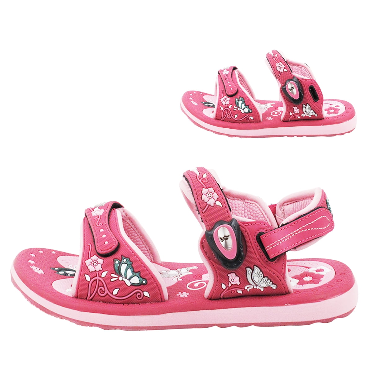 Classic Kids Sandals for Girls: SNAP LOCK Closue, Waterproof, Slip ...