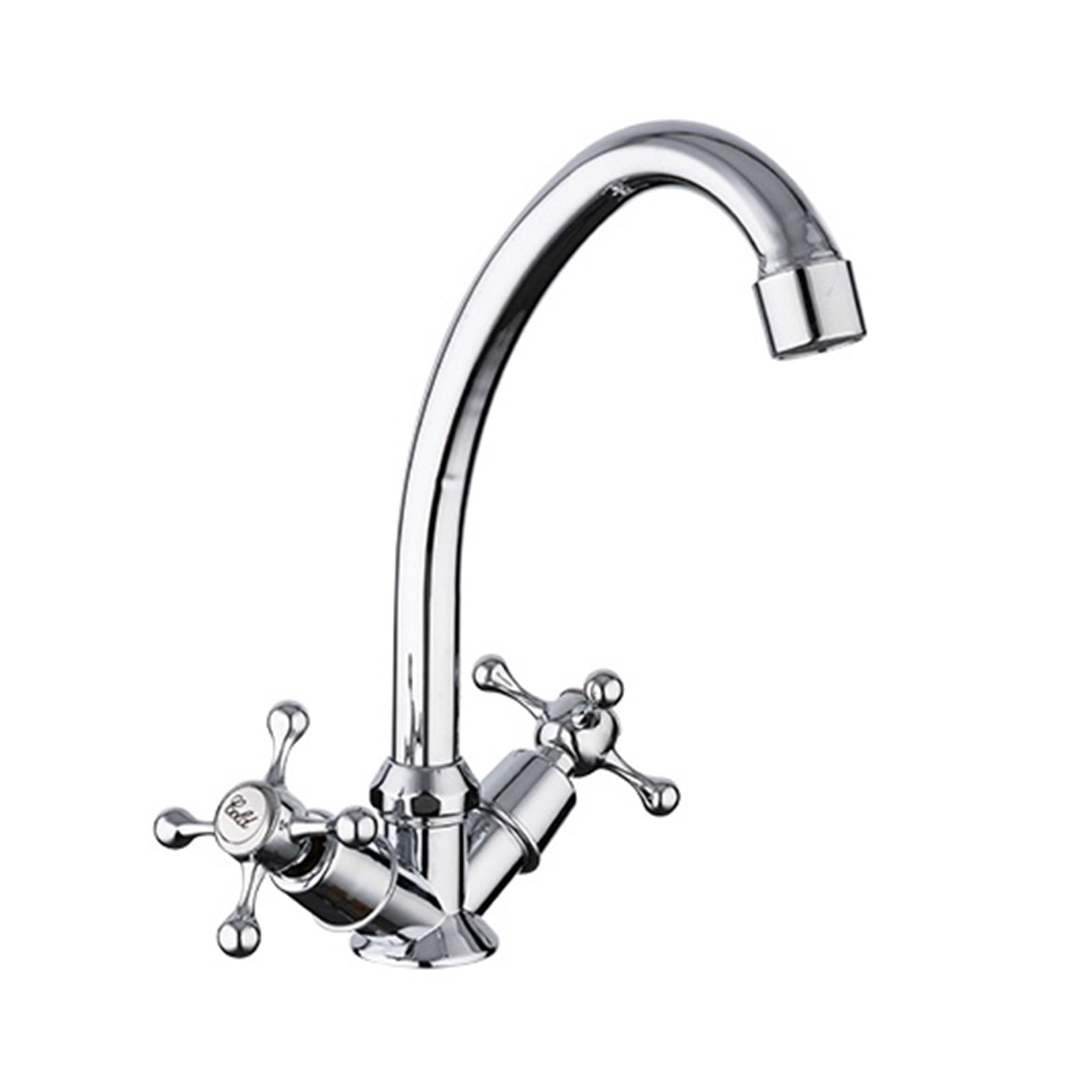 Classic Kitchen Faucets Dual Handle Kitchen Faucet, Cold Hot Water ...