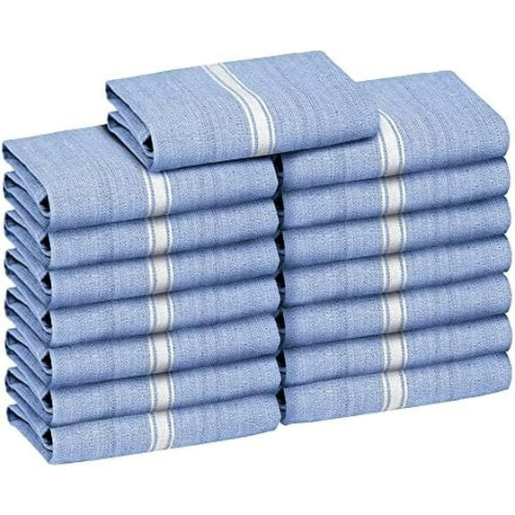 Classic Kitchen Towels - 15 Pack 100% Natural Cotton Towel Set ...