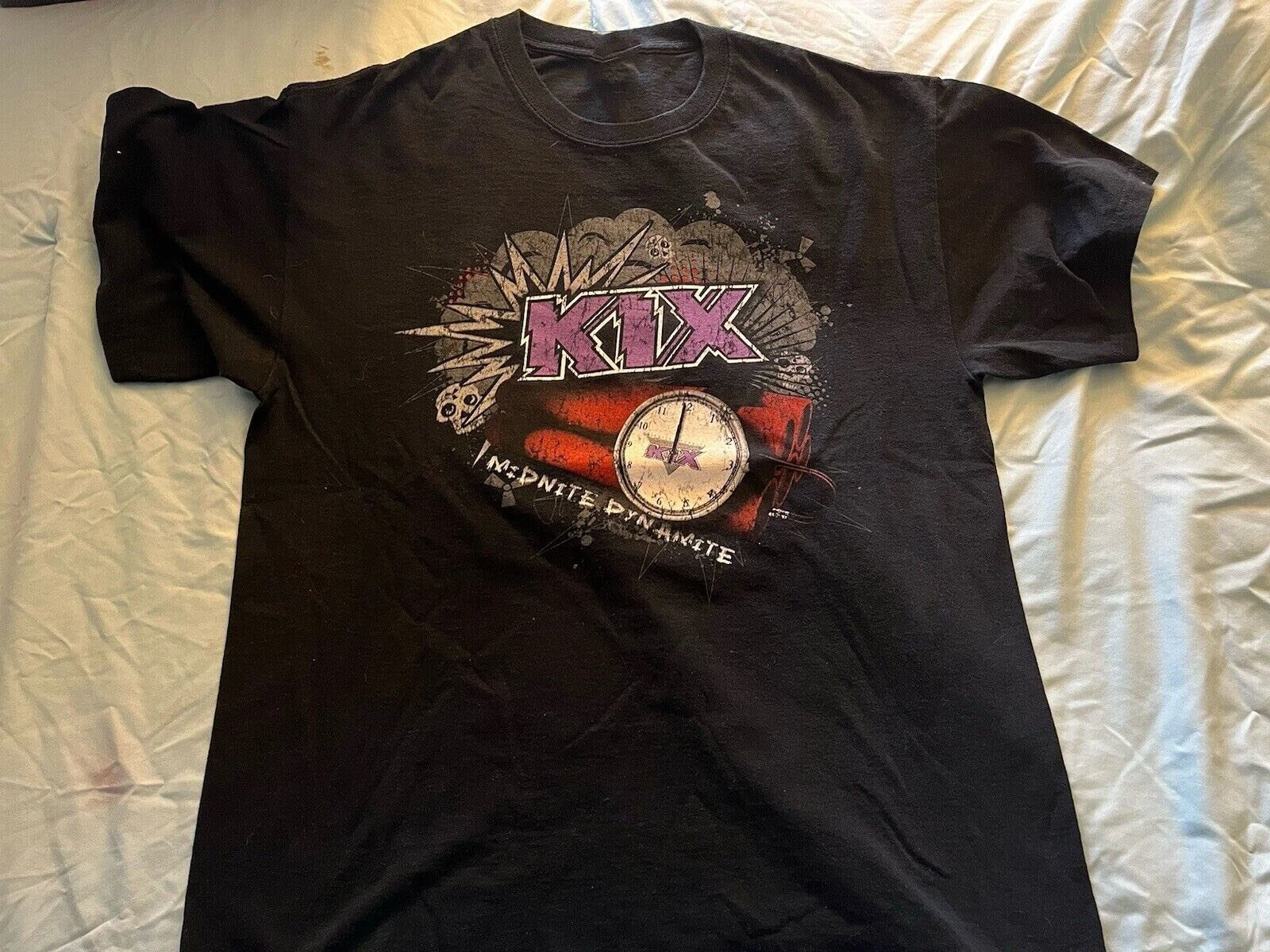 Classic Kix Band Black Cotton Gift For Fan Shirt - Walmart.com