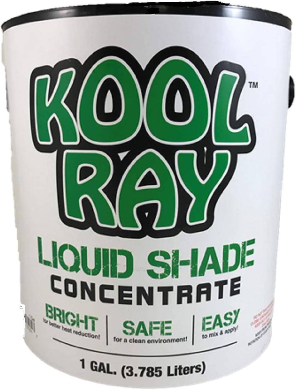Classic Kool Ray Liquid Shade - Greenhouse Paint - White - 1 Gallon ...