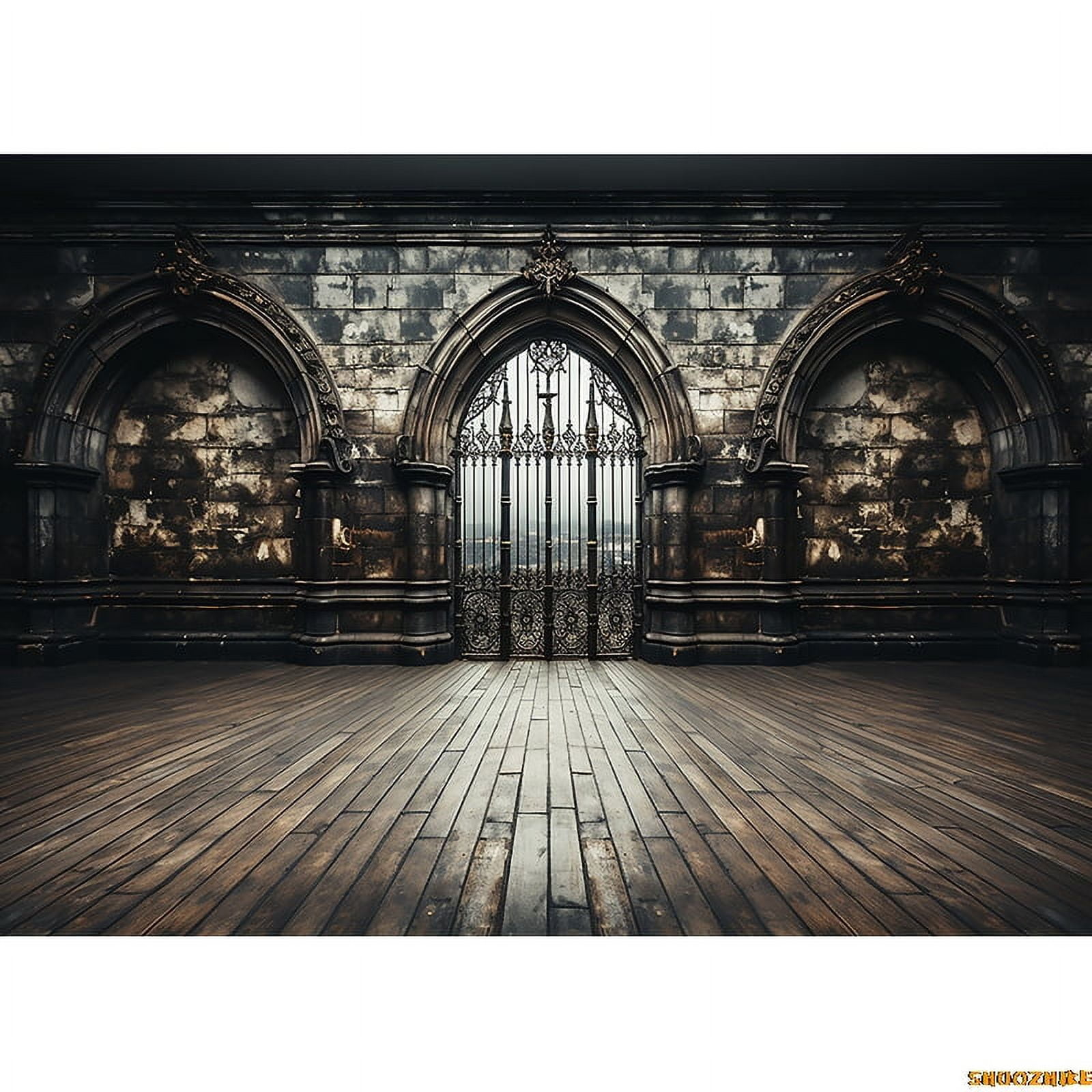 Classic Lady Chapel Empty Room Photography Backdrops Props ration ...