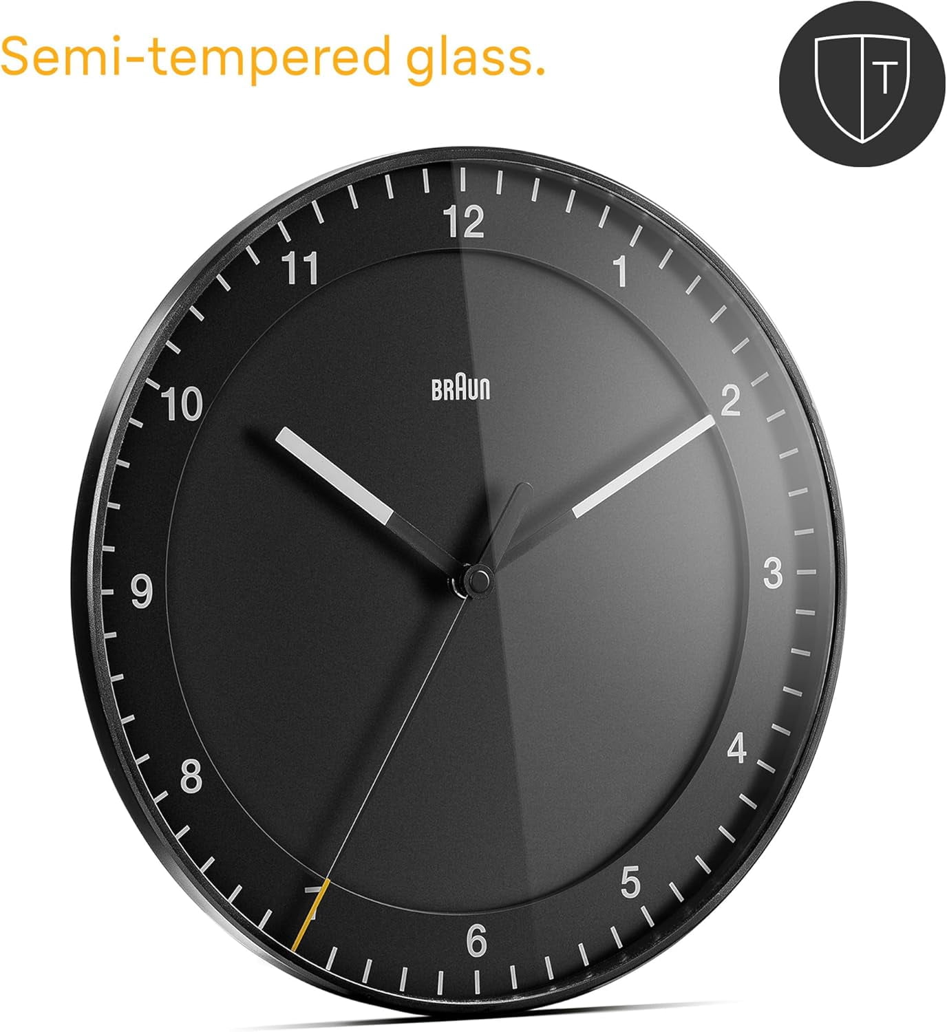 Classic Large Analog Wall Clock with Silent Sweep Movement, 30cm ...