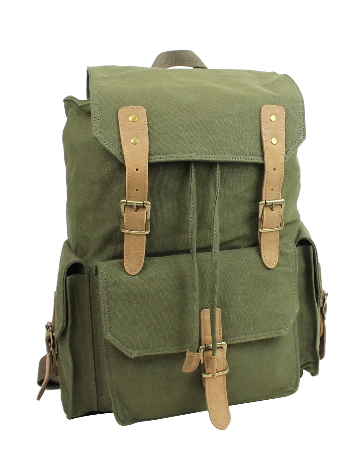 Classic Large Canvas Backpack CK11.GRN - Walmart.com