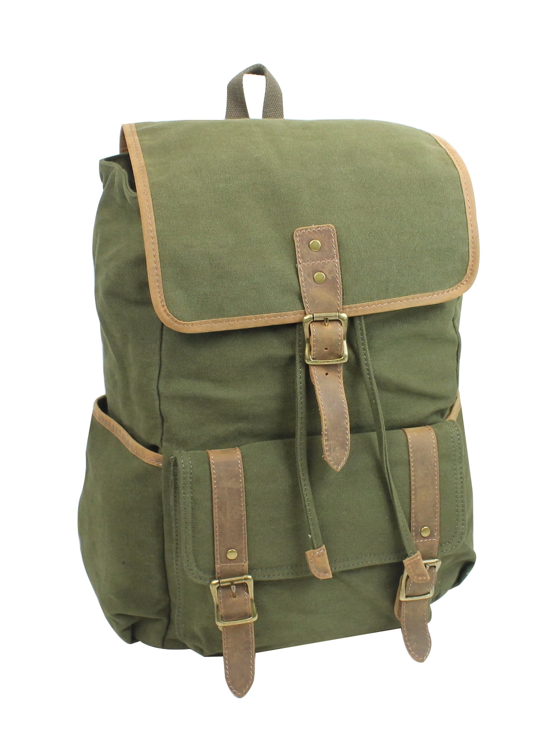 Classic Large Canvas Backpack CK12.GRN - Walmart.com
