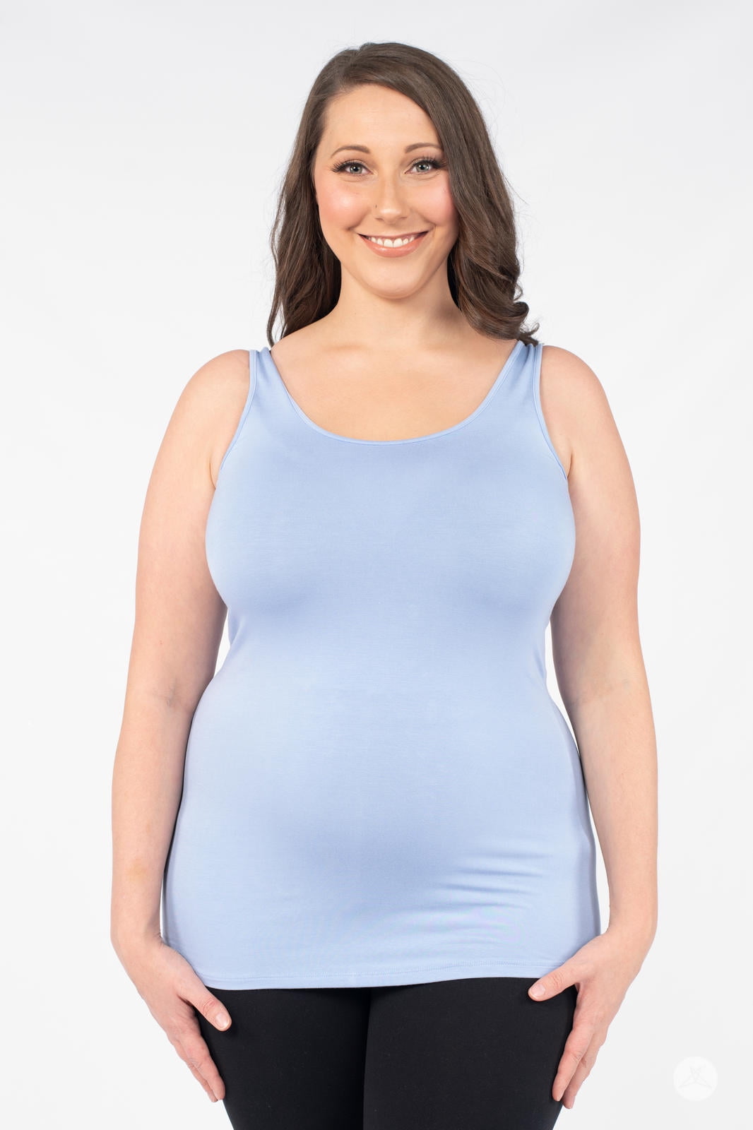 Classic Layering Tank - Baby Blue L - Walmart.com