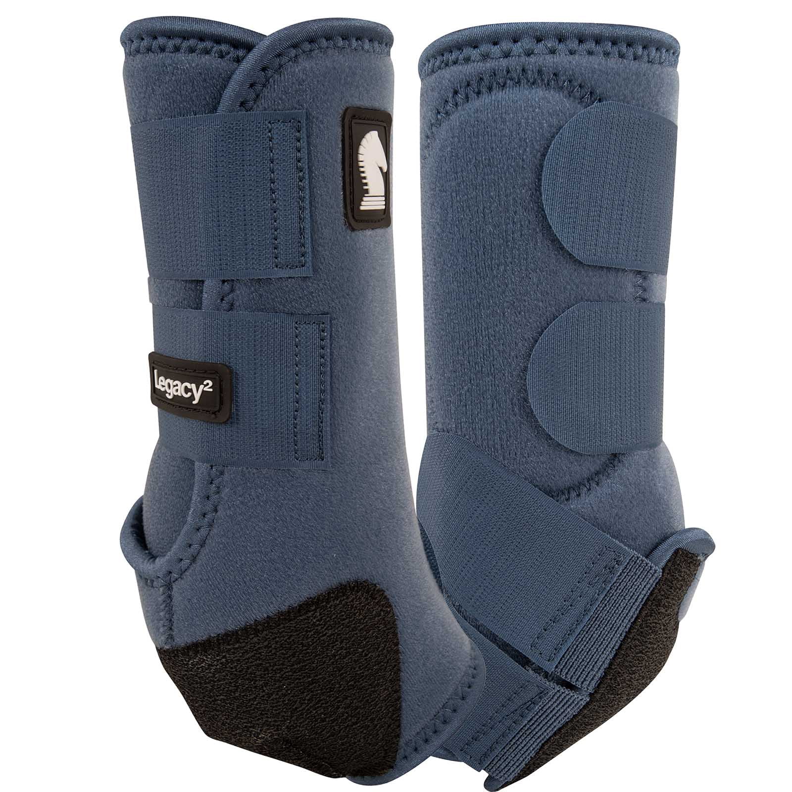 Classic Equine Legacy 2 Front Boots, Dark Denim, Large - Walmart.com