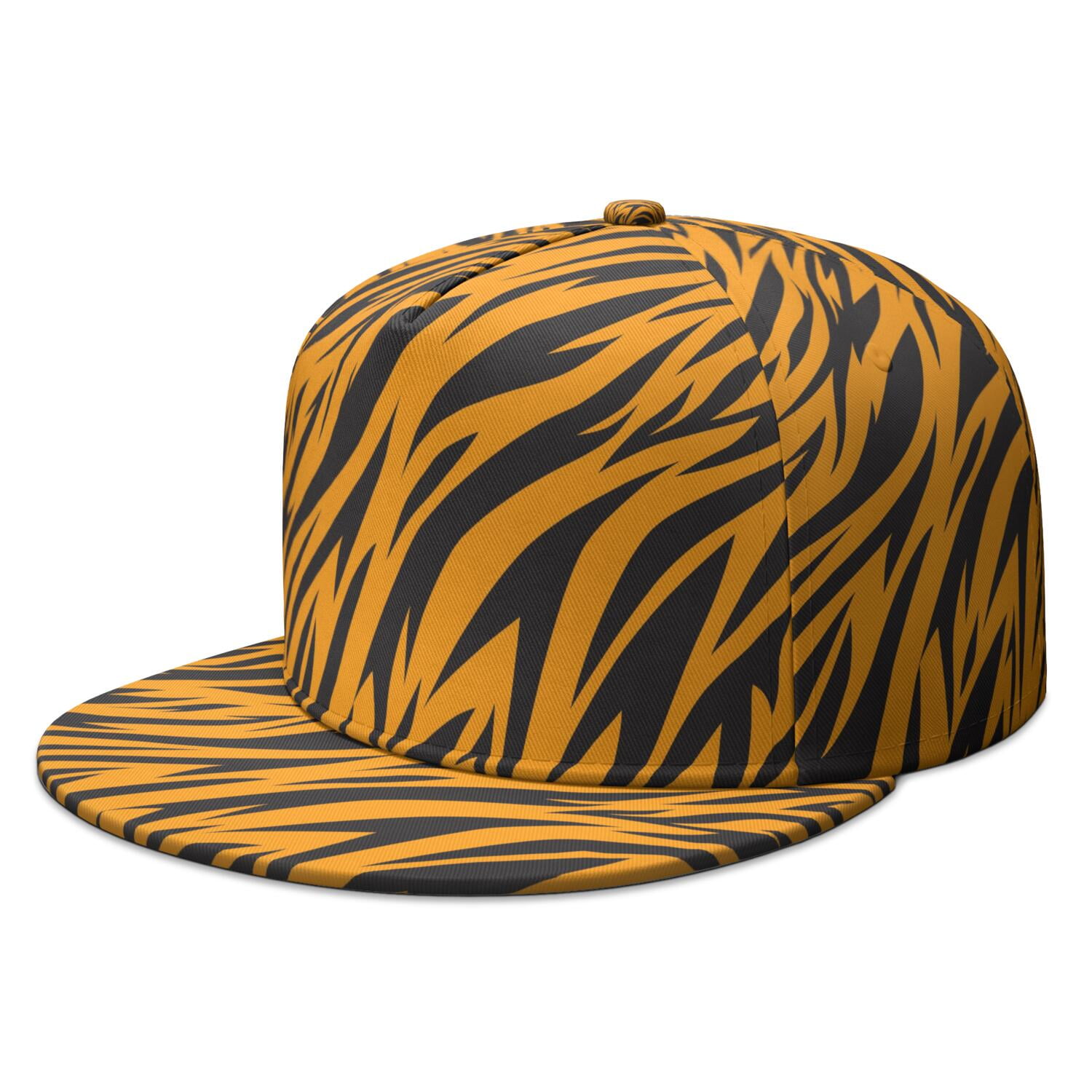 Classic Leopard Print Flat Brim Cap - Trendy Design for Hip Hop Events ...