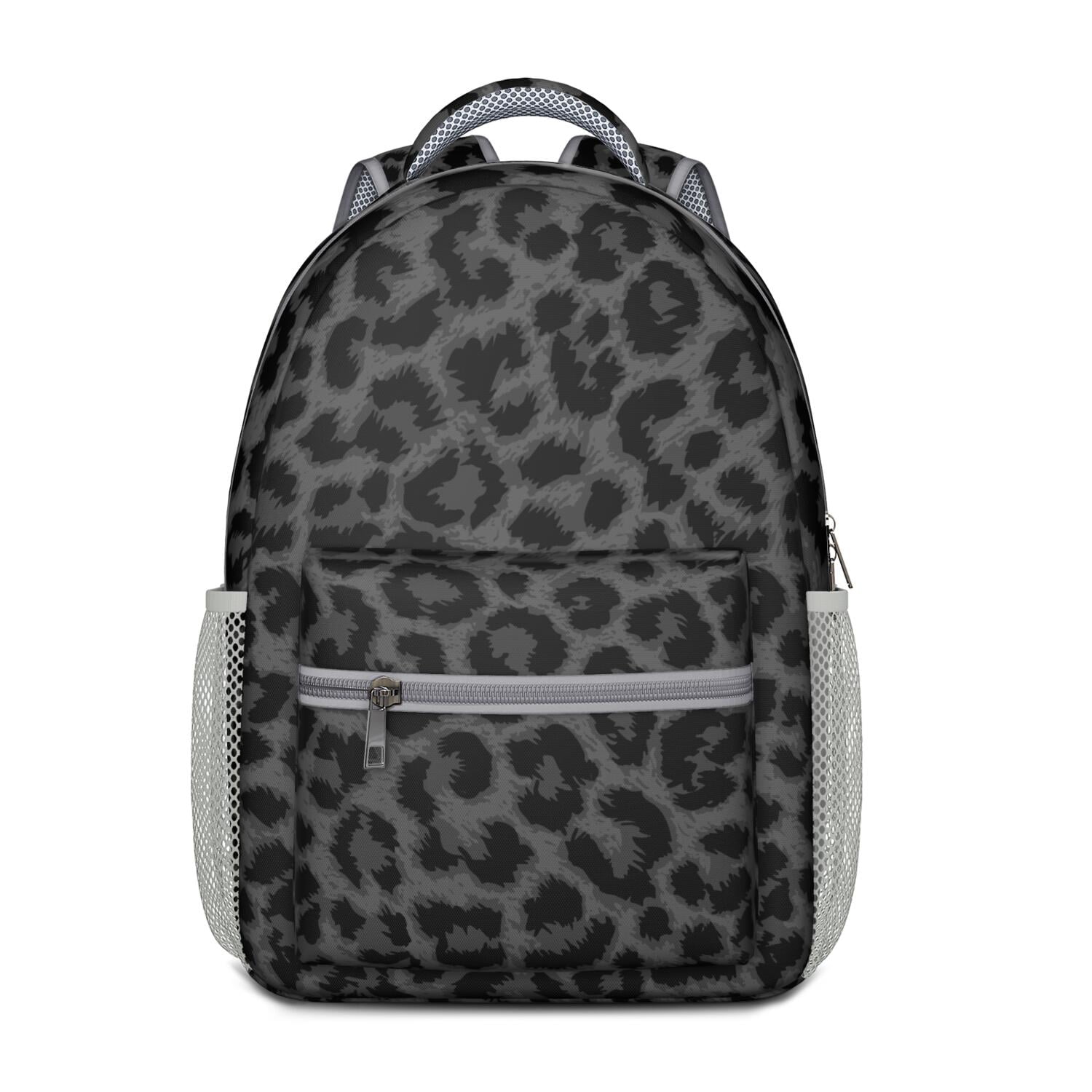 Classic Leopard Print Student Backpack - Waterproof & Lightweight ...