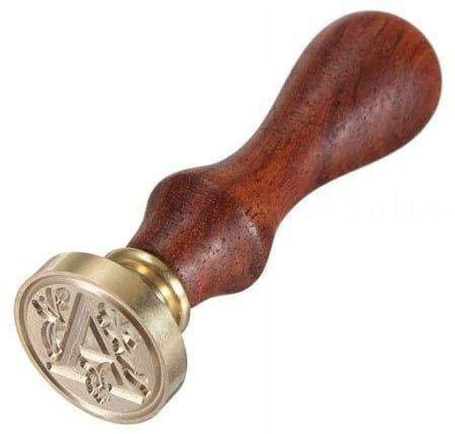 Classic Letter Seal Wax Stamp Alphabet Retro Wooden Handle Vintage Wax ...