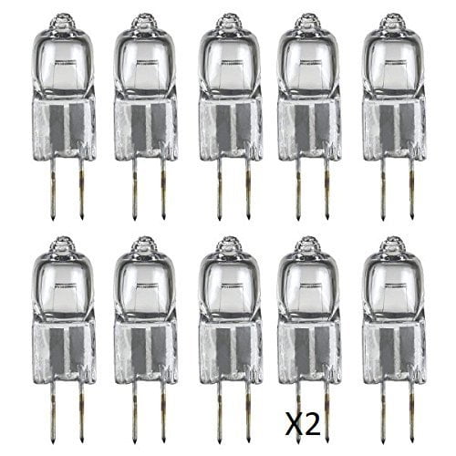 Classic Light Bulb JC Shape Halogen Light Bulbs - 20 Watt 12V Low ...