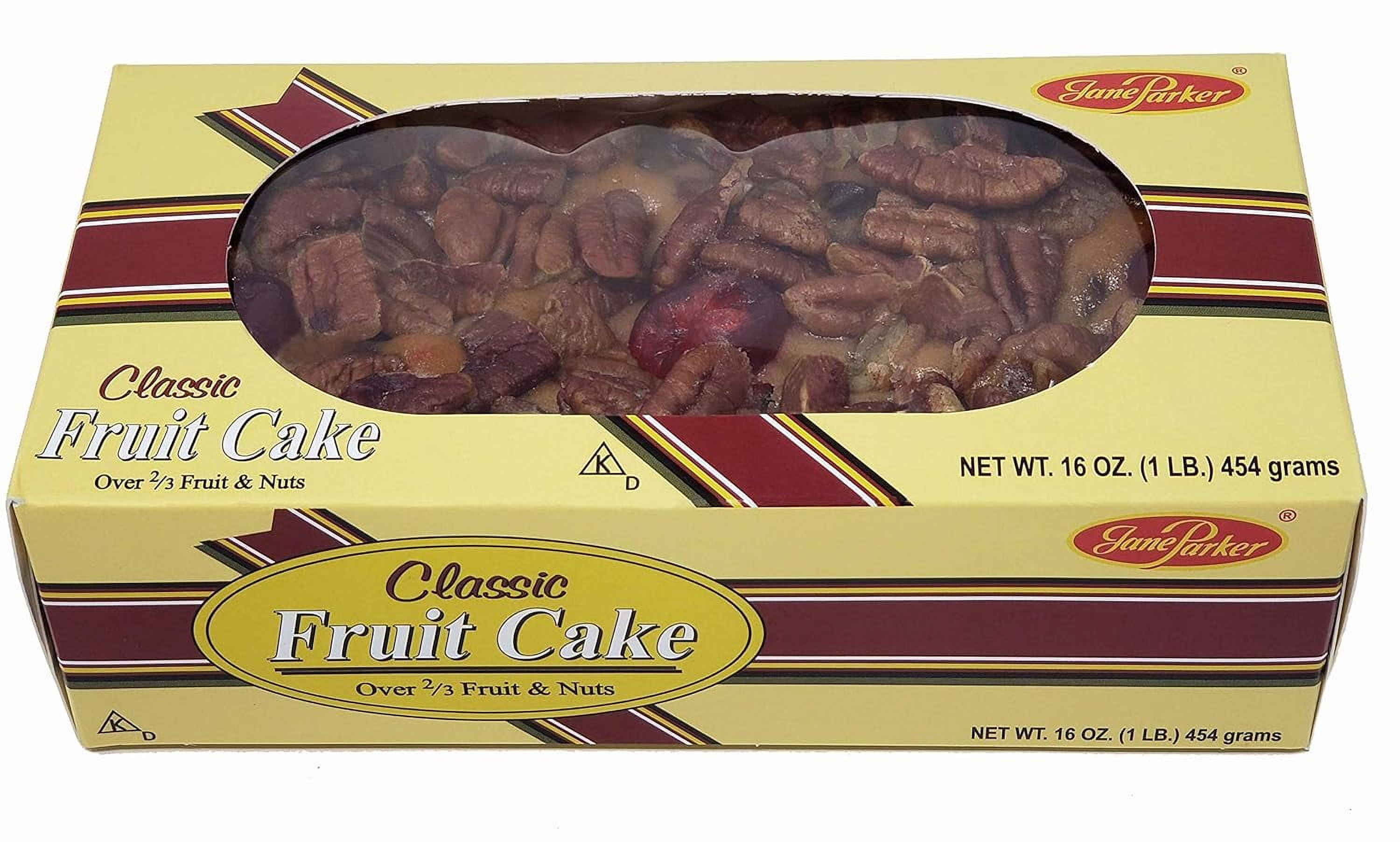 Classic Light Fruit Cake 16 Ounce (1 pound) Fruitcake in Box - Walmart.com