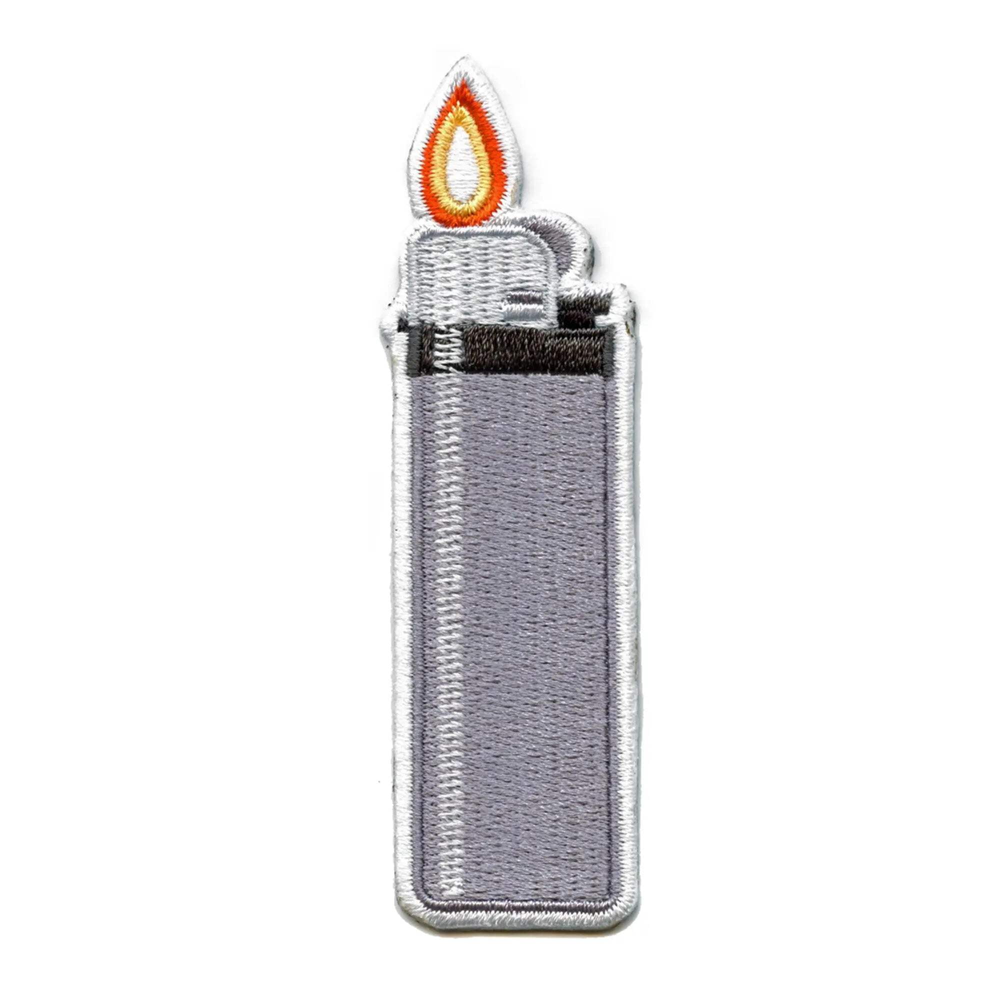 Classic Lighter Patch Embroidered Iron On - Walmart.com