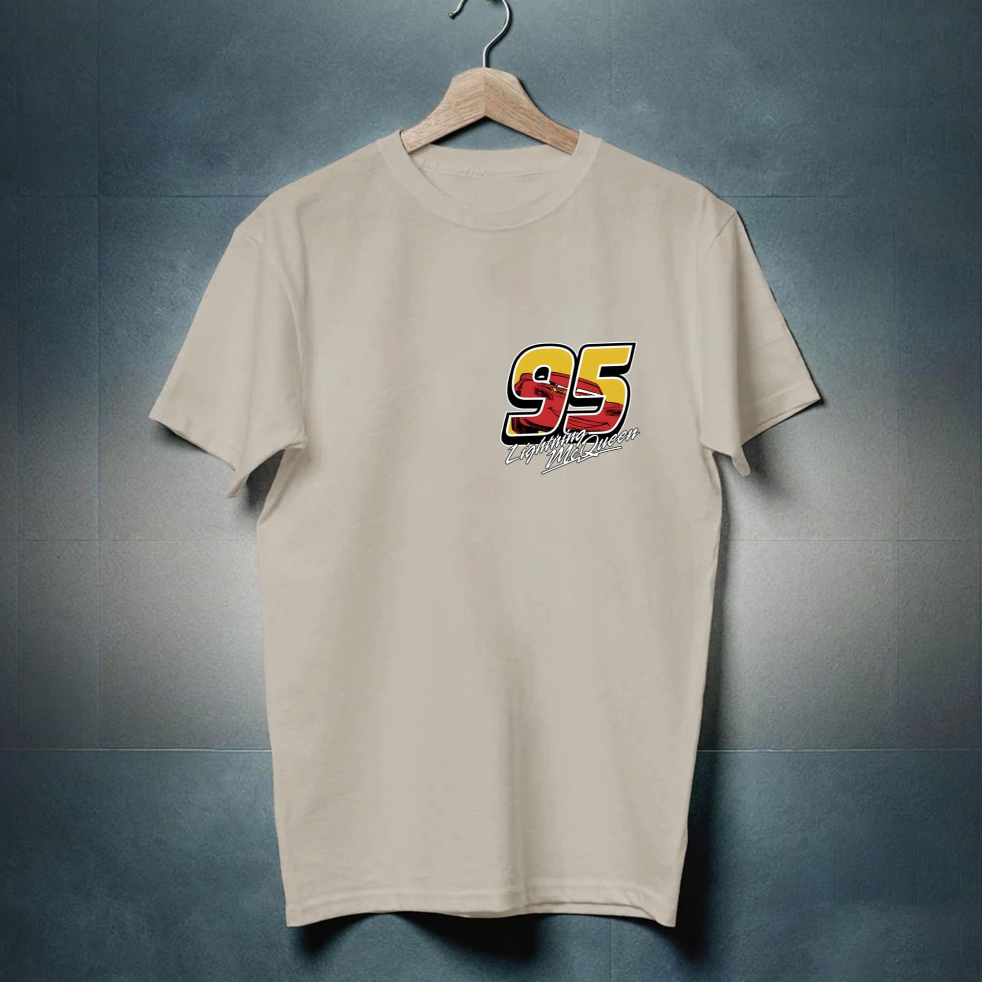 Classic Lightning Race Car Two Sided Shirt, Animated Vehicle Shirt ...