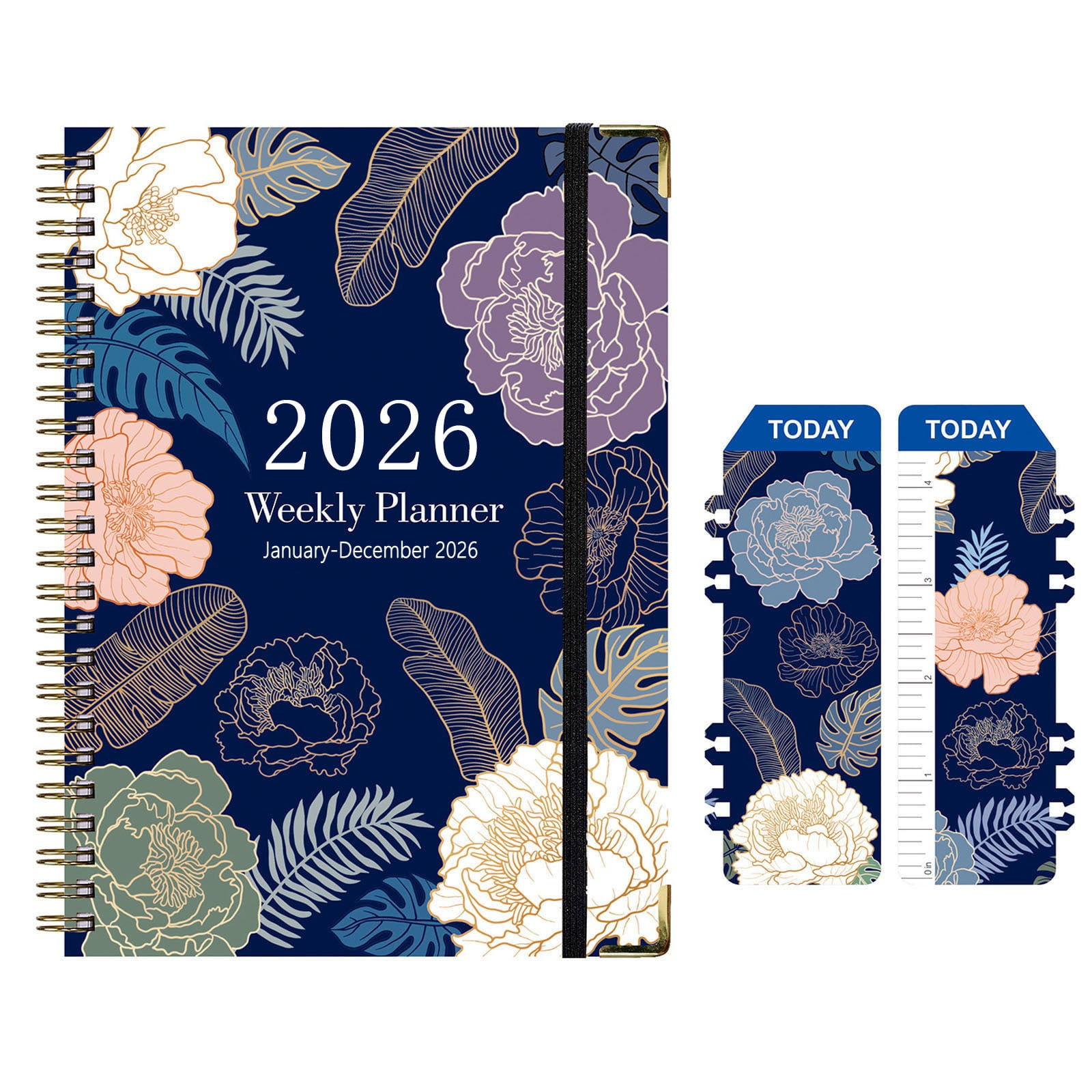 Classic Lined Notebook 2025-2026 English Schedule A5 Plan Book With ...