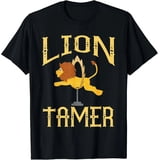 Classic Lion Tamer Costume Whip and Big Cat Circus Theme Unisex T-Shirt ...