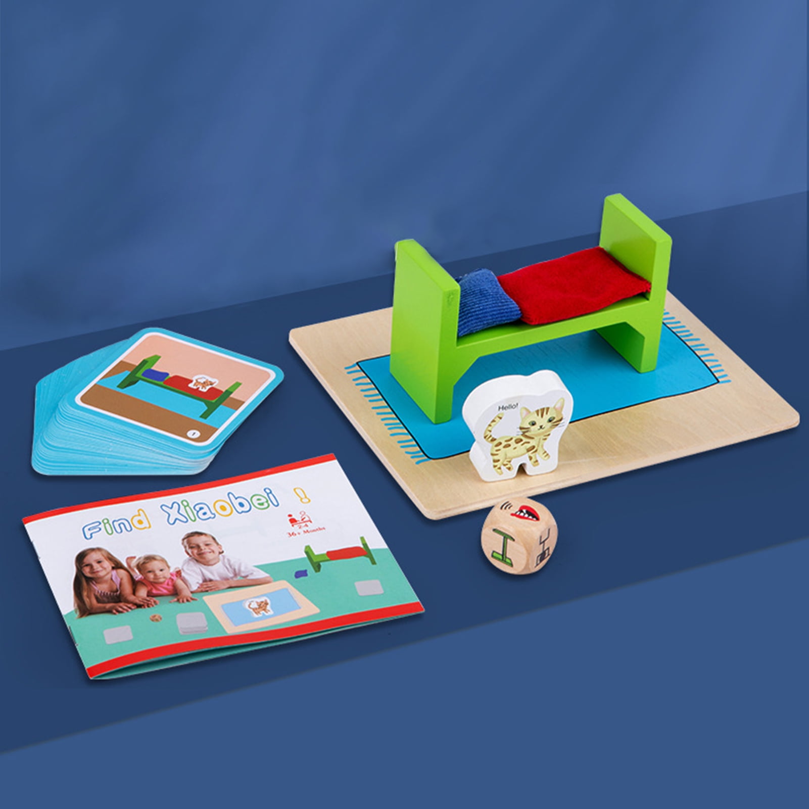 Classic Logical Thinking - Wooden Memory Training Desktop Toy Kit ...