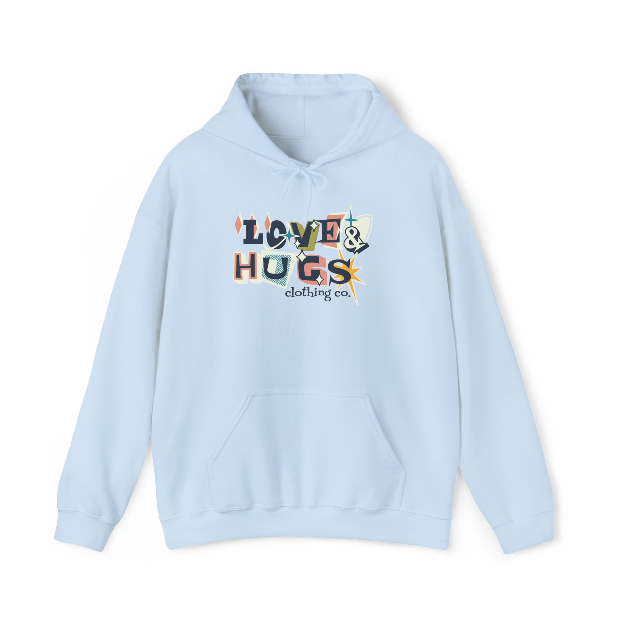 Classic Love & Hugs Logo Hoodie - Walmart.com