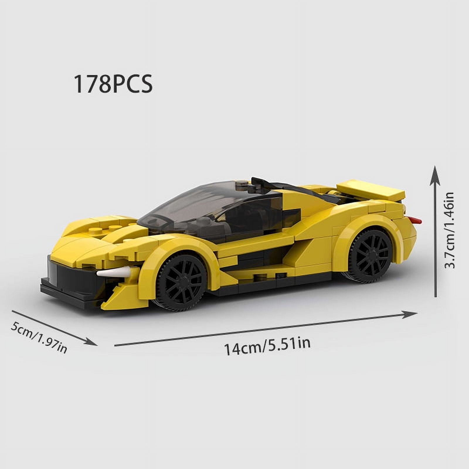 Classic MOC Racing Car City Speed Champions Sports Building Blocks ...