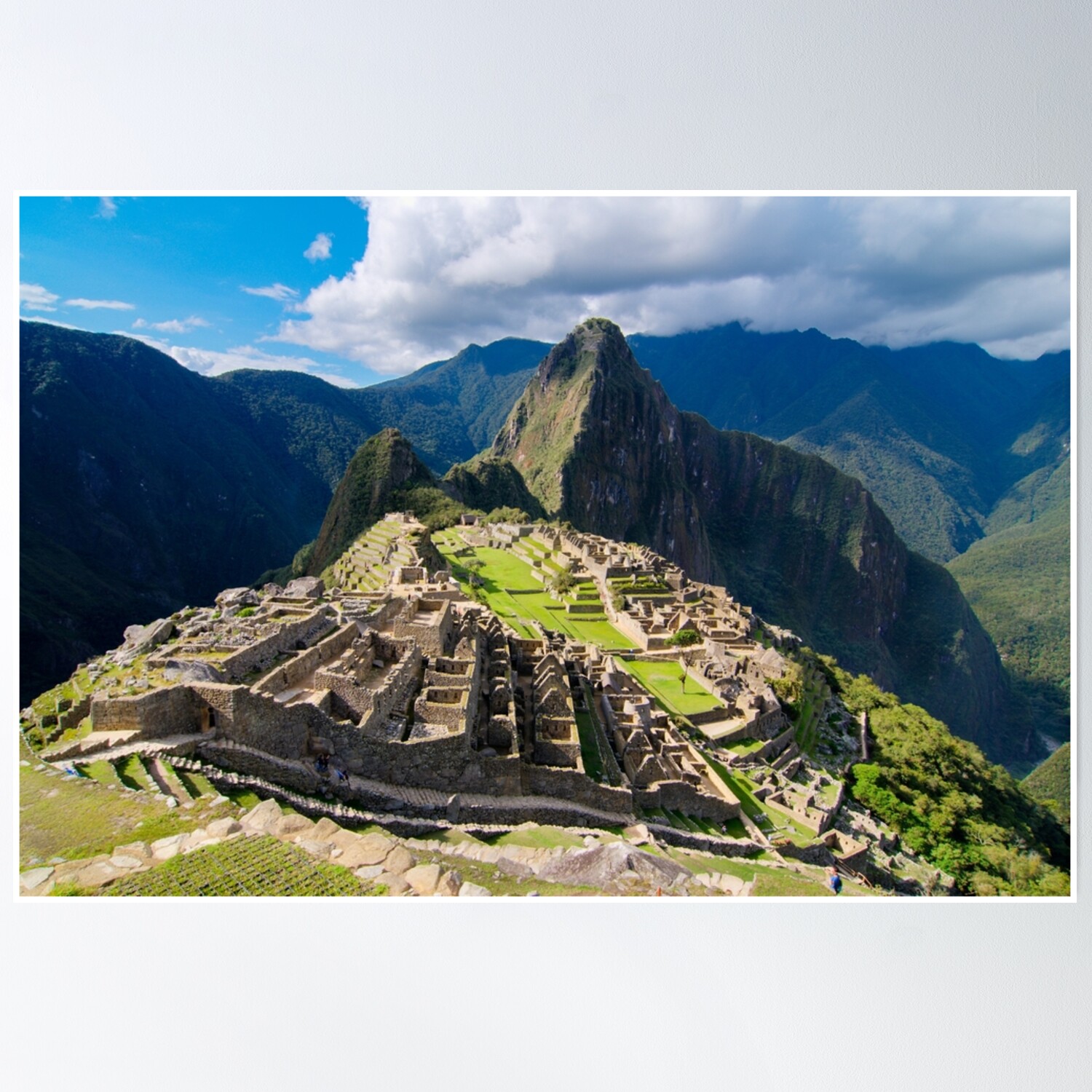 Classic Machu Picchu Hdr - Peru Poster Wall Art, Modern Wall Decor ...