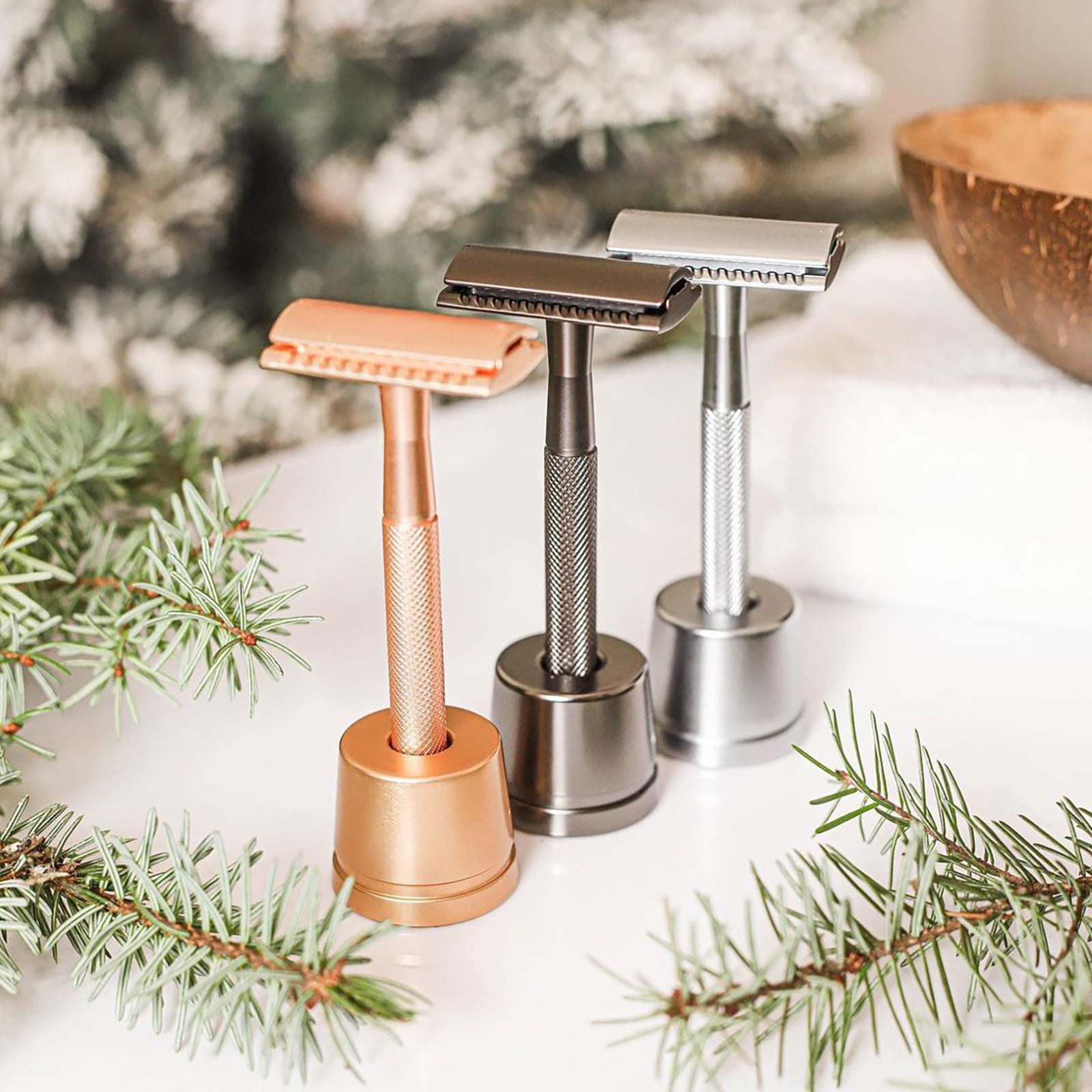 Classic Manual Double Edge for Men Metal Shaving Set with Durable ...