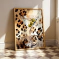 Classic Martini Art Leopard Pattern Cocktail Wall Art Bar Decor ...