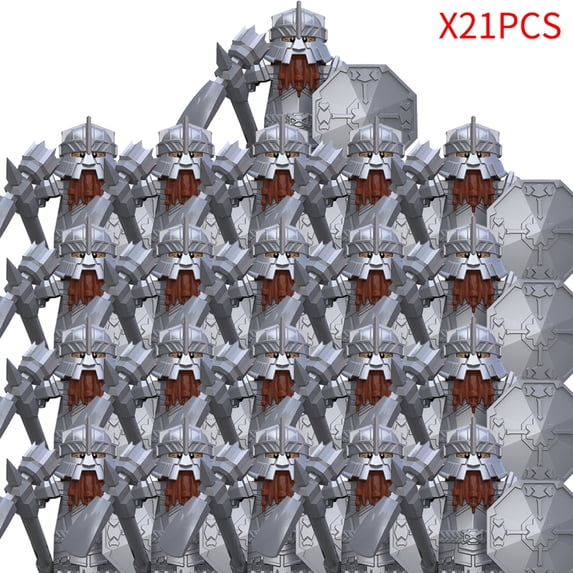 Classic Medieval Movie Elves Dwarf Warrior Iron Foot Dane leader of the ...