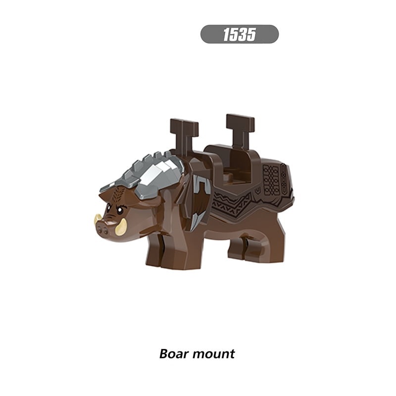 Classic Medieval War Series Wild Boar Horned Sheep Mounts Building ...
