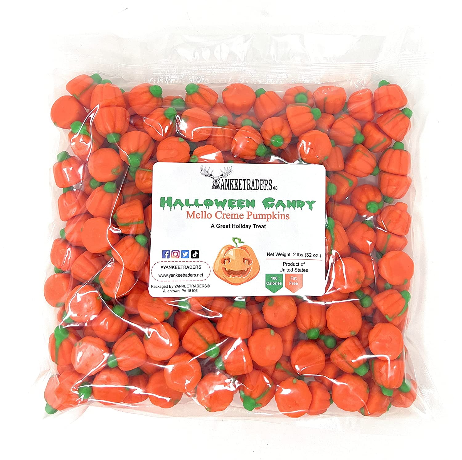 Classic Mellocreme Pumpkins - Bulk, 32 oz Pack, /Fall Candy - Walmart.com