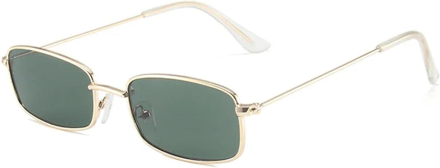 Classic Men Vintage Sunglasses Women Retro Rectangle Punk Female Ocean ...