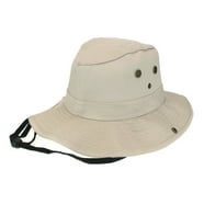 N'Ice Caps Men's Distressed Denim Cotton Bucket Hat - Adults Summer Sun ...