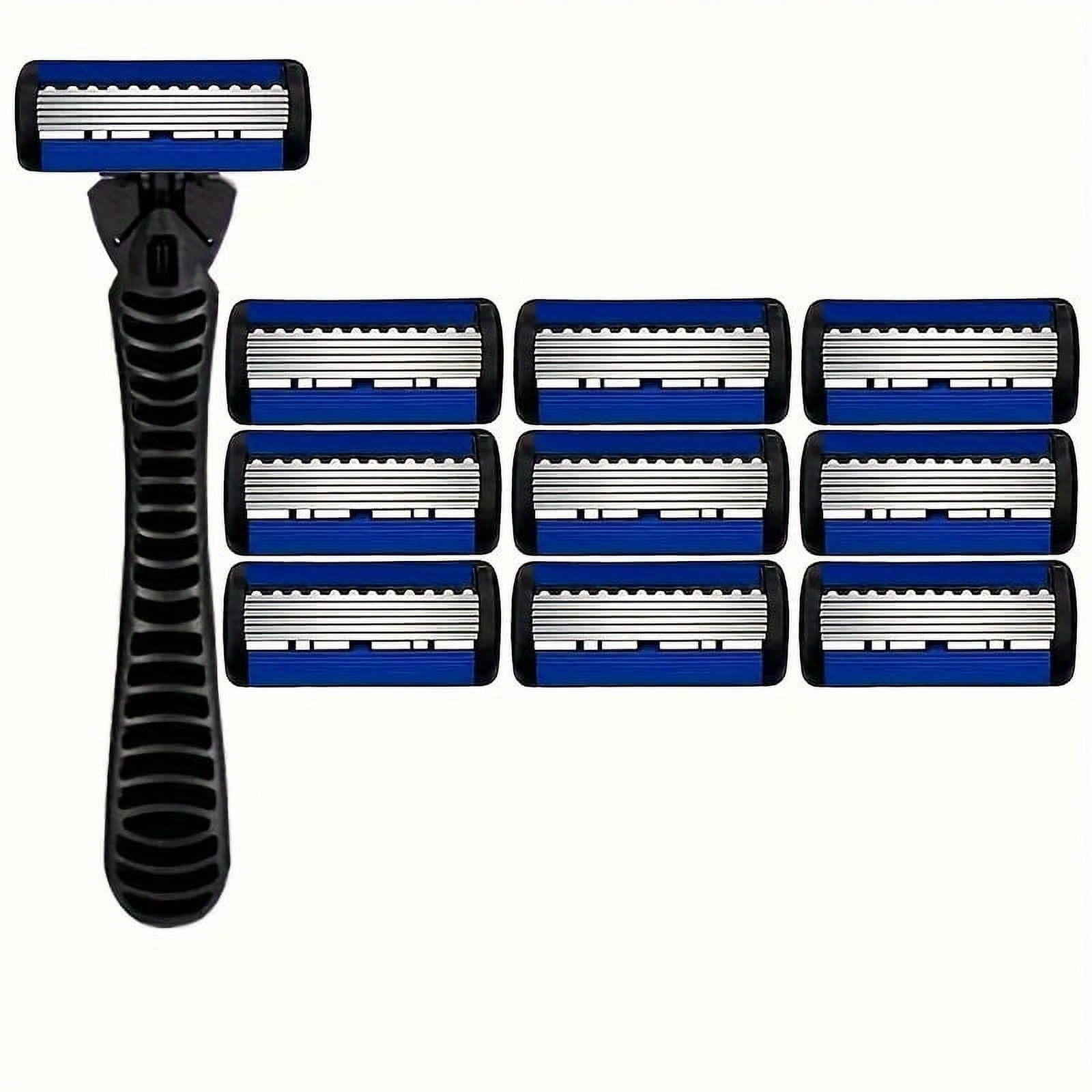 Classic Mens Safety Razor - Precision 6-Blade System with Ergonomic ...