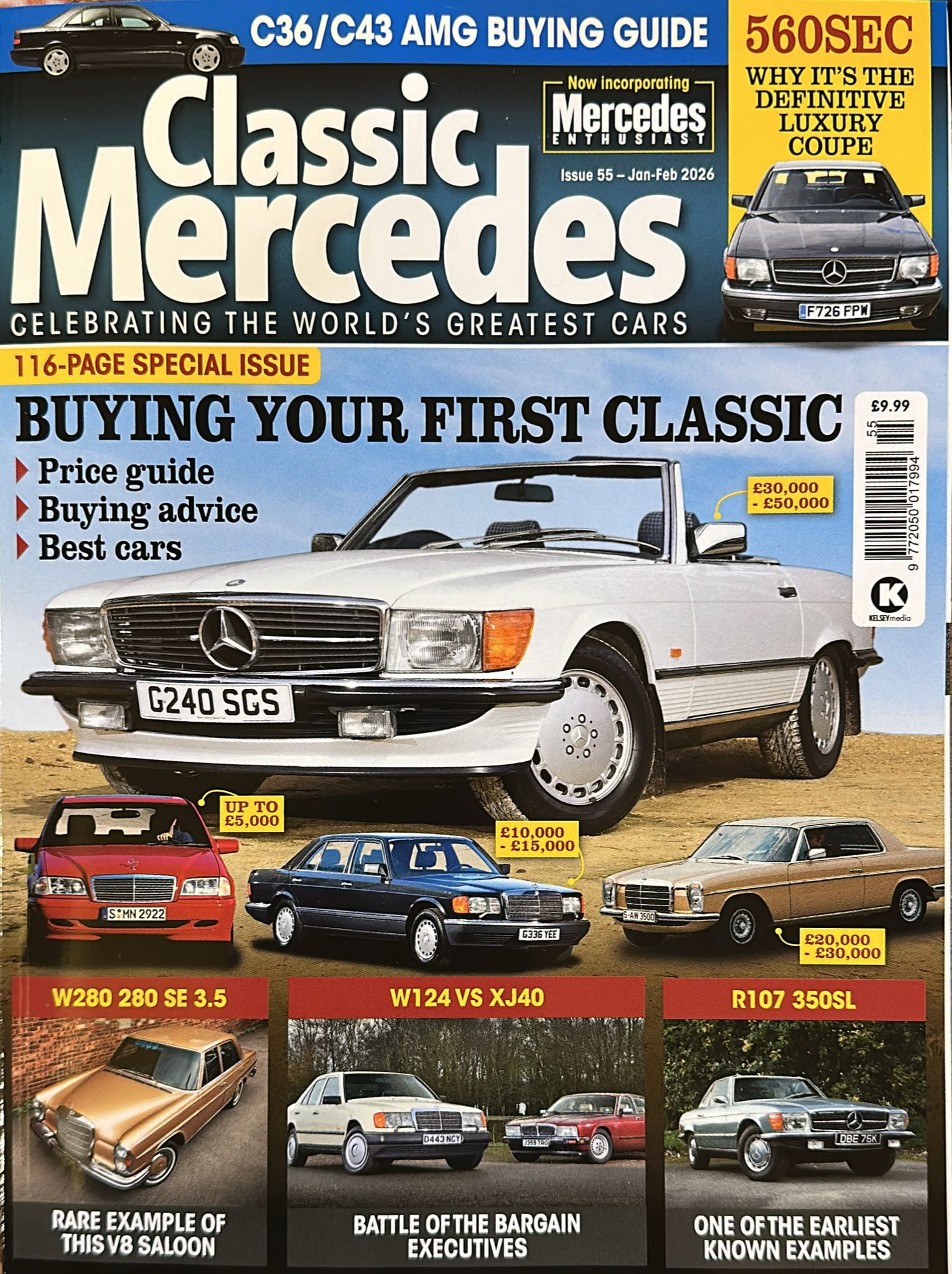 Classic Mercedes Magazine January February 2026 - Walmart.com