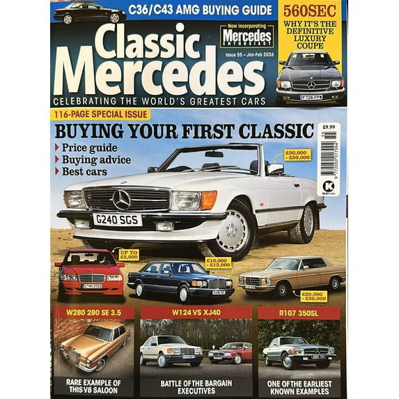 Classic Mercedes Magazine January February 2026 - Walmart.com