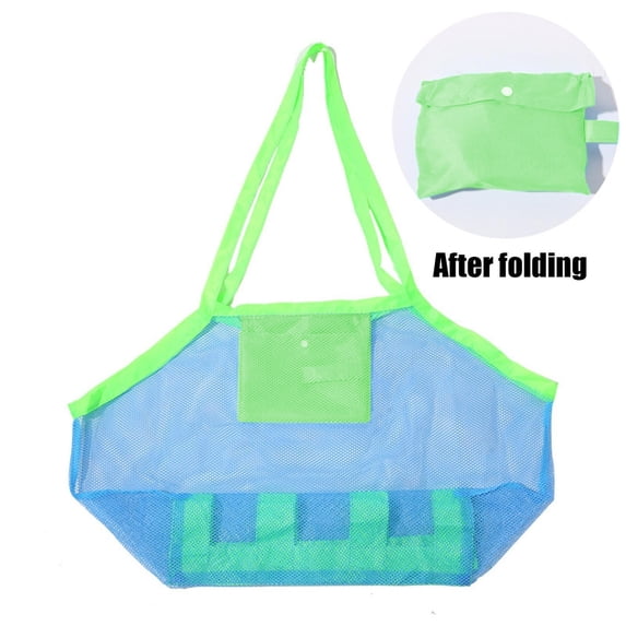 Classic Mesh Beach Toy Tote Bag,Foldable Large Toy Storage Bag,Used for ...