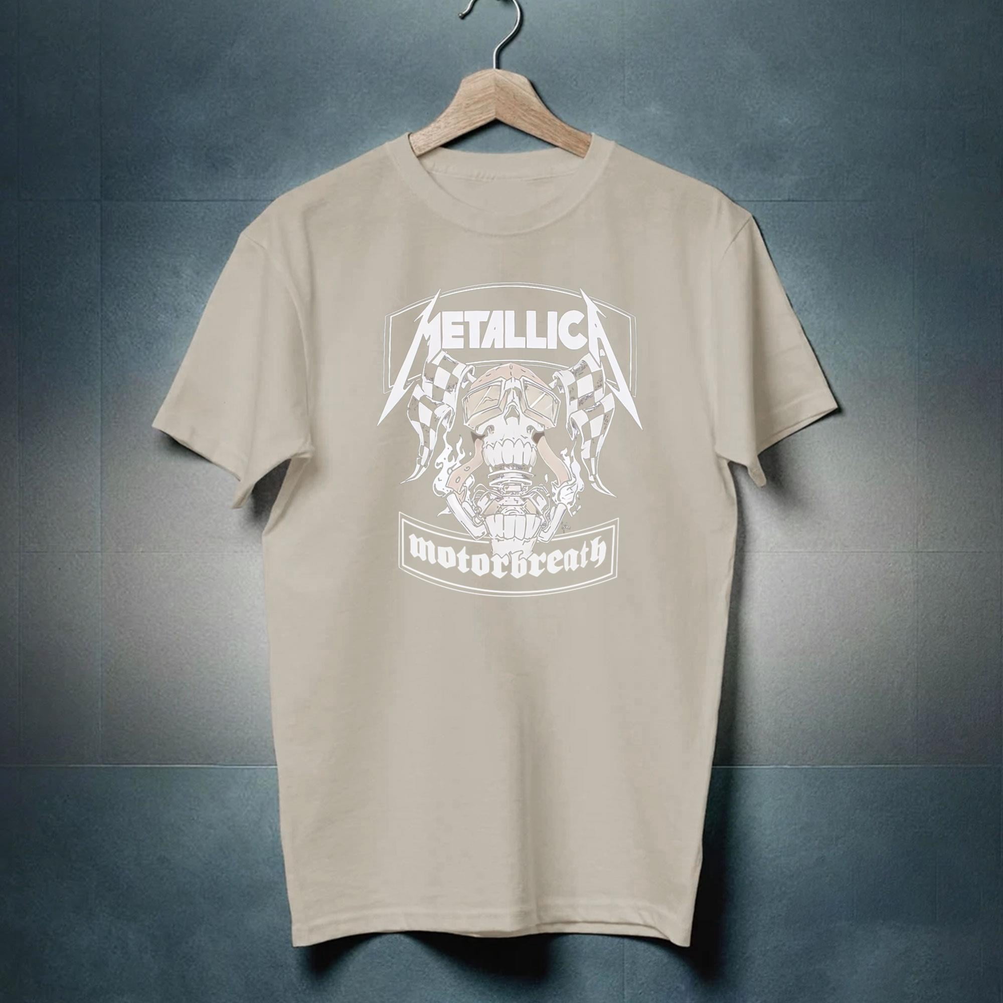 Classic Metal Band Graphic Tee, Retro Rock Fan Shirt - Walmart.com