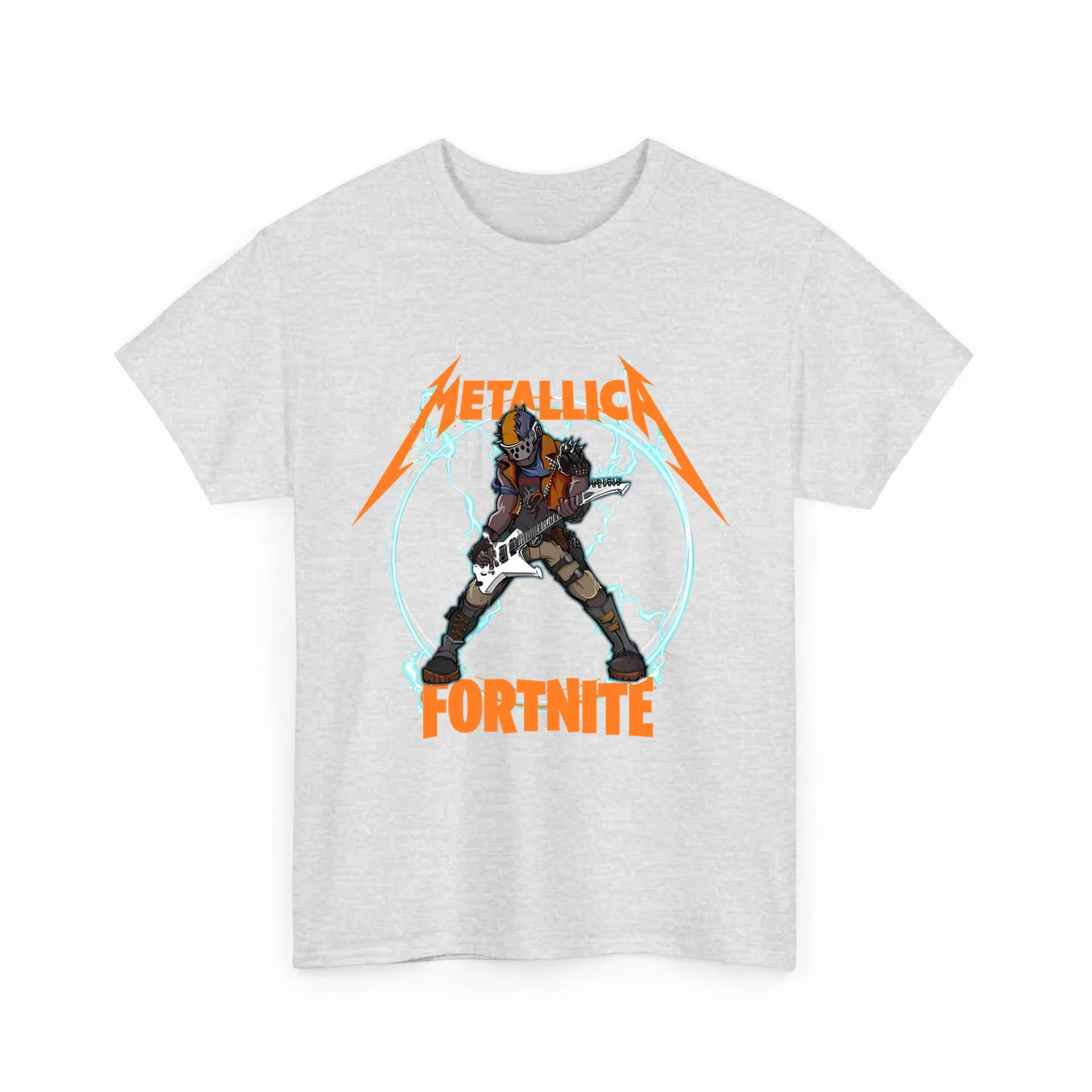 Classic Metal Band Inspired Fortnite Collab Shirt, Rock Music Fan ...